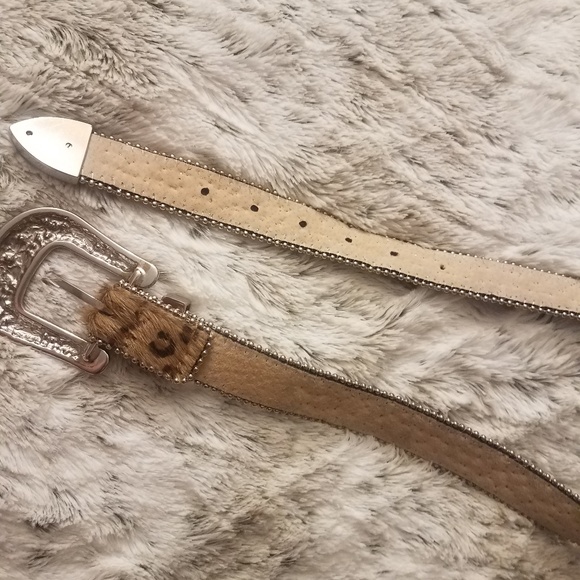 Accessories | New Luxury Statement Leopard Print Studded Belt | Poshmark